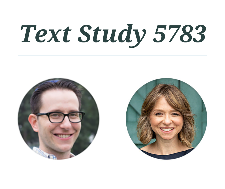 Text Study 5783 - Institute for Jewish Spirituality